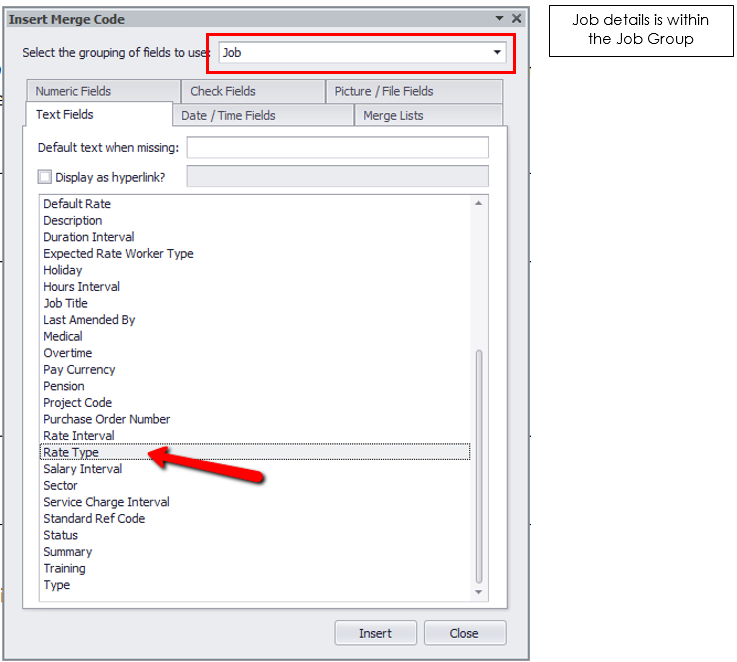 Merge Codes Examples